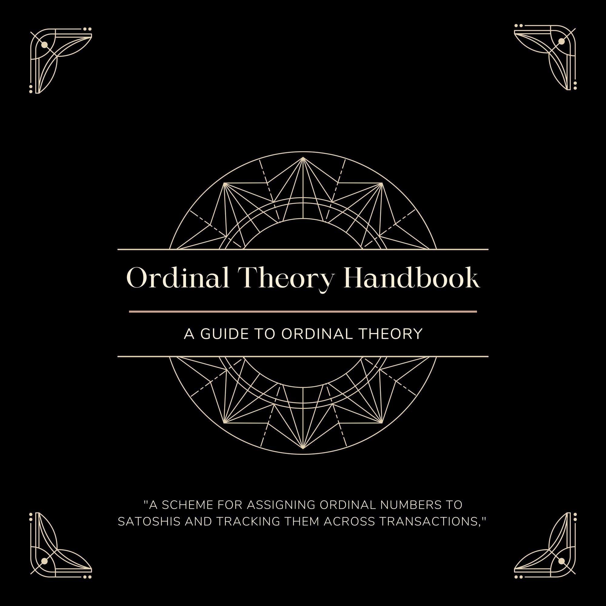 The Ordinal Theory Handbook released!